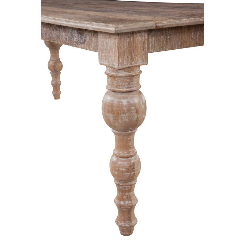 Ophelia & Co. 83-Inch Solid Mango Wood Dining Table | Wayfair
